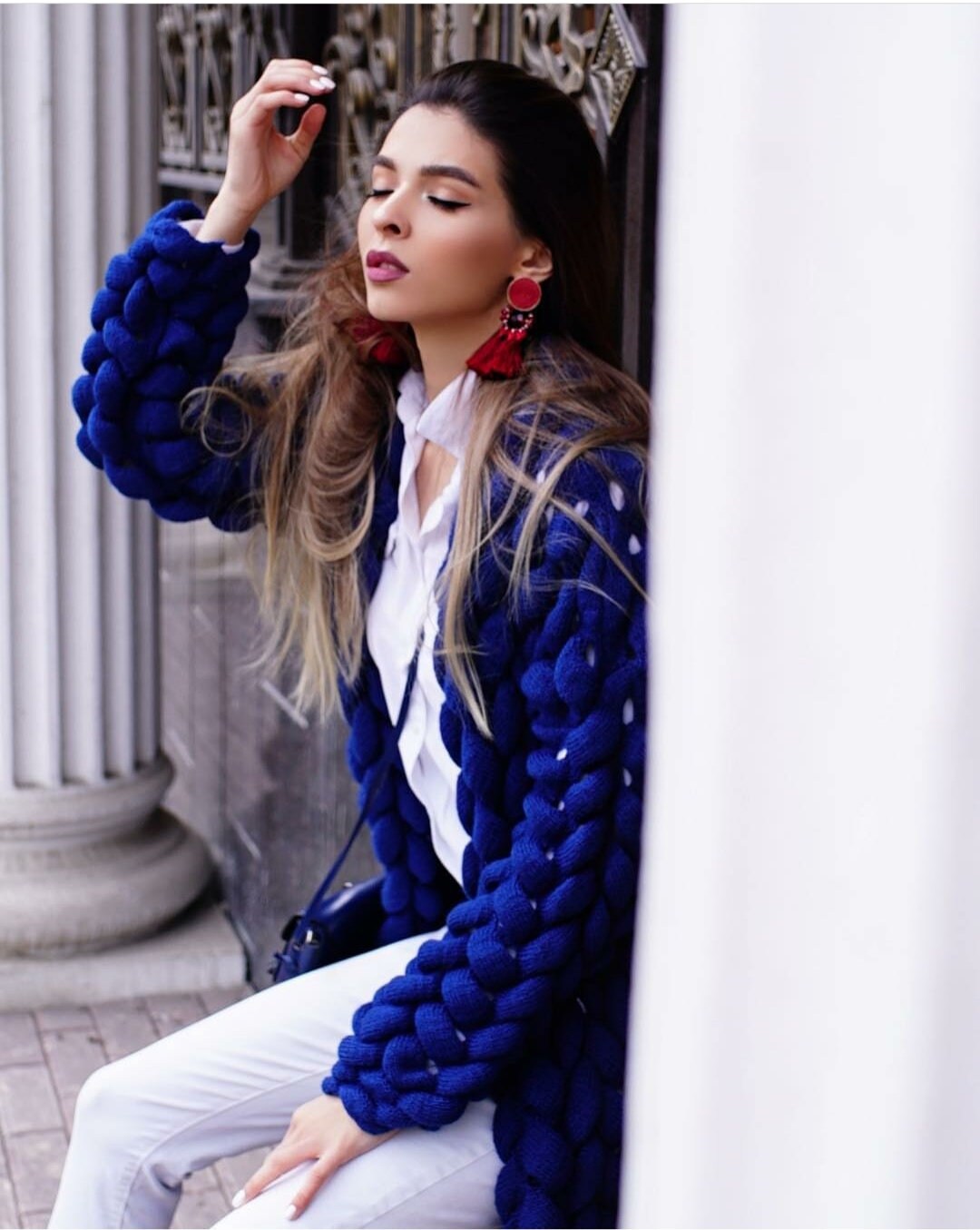 Plus Size Chunky Cardigan: Cozy Mohair Oversize Sweater for Trendy ...