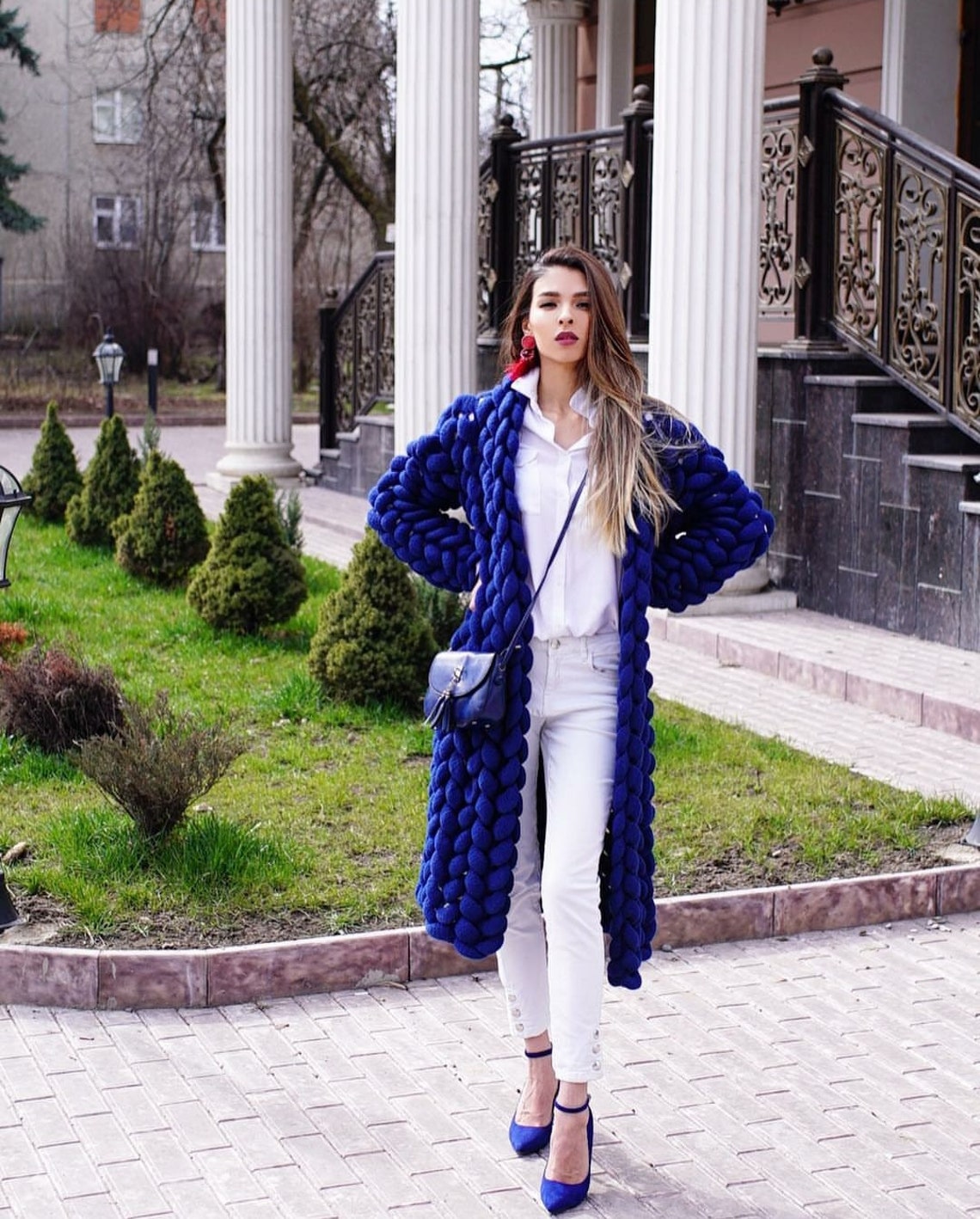 Plus Size Chunky Cardigan: Cozy Mohair Oversize Sweater for Trendy ...