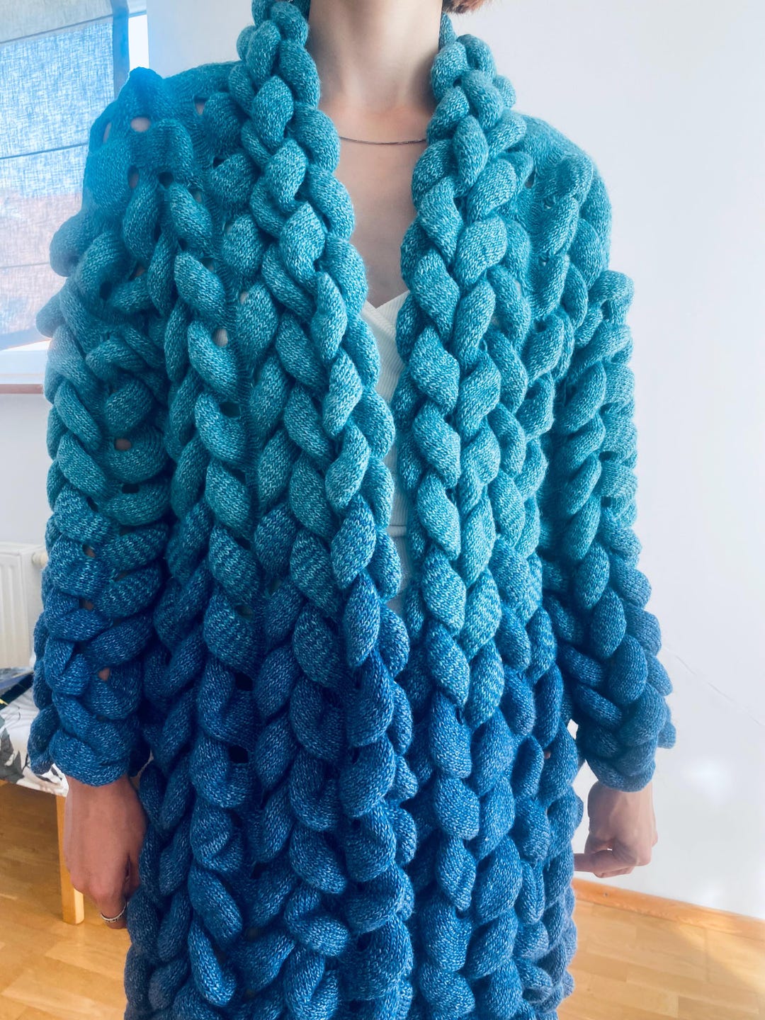 Cloud Knit Cardigan | Chunky Knitwear | Handmadel Oversized Cardigan ...