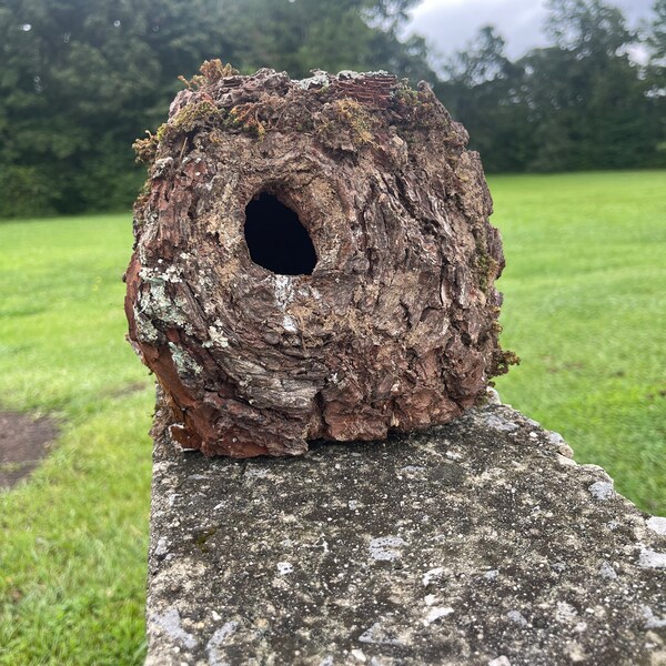 Bark Birdhouses - Etsy