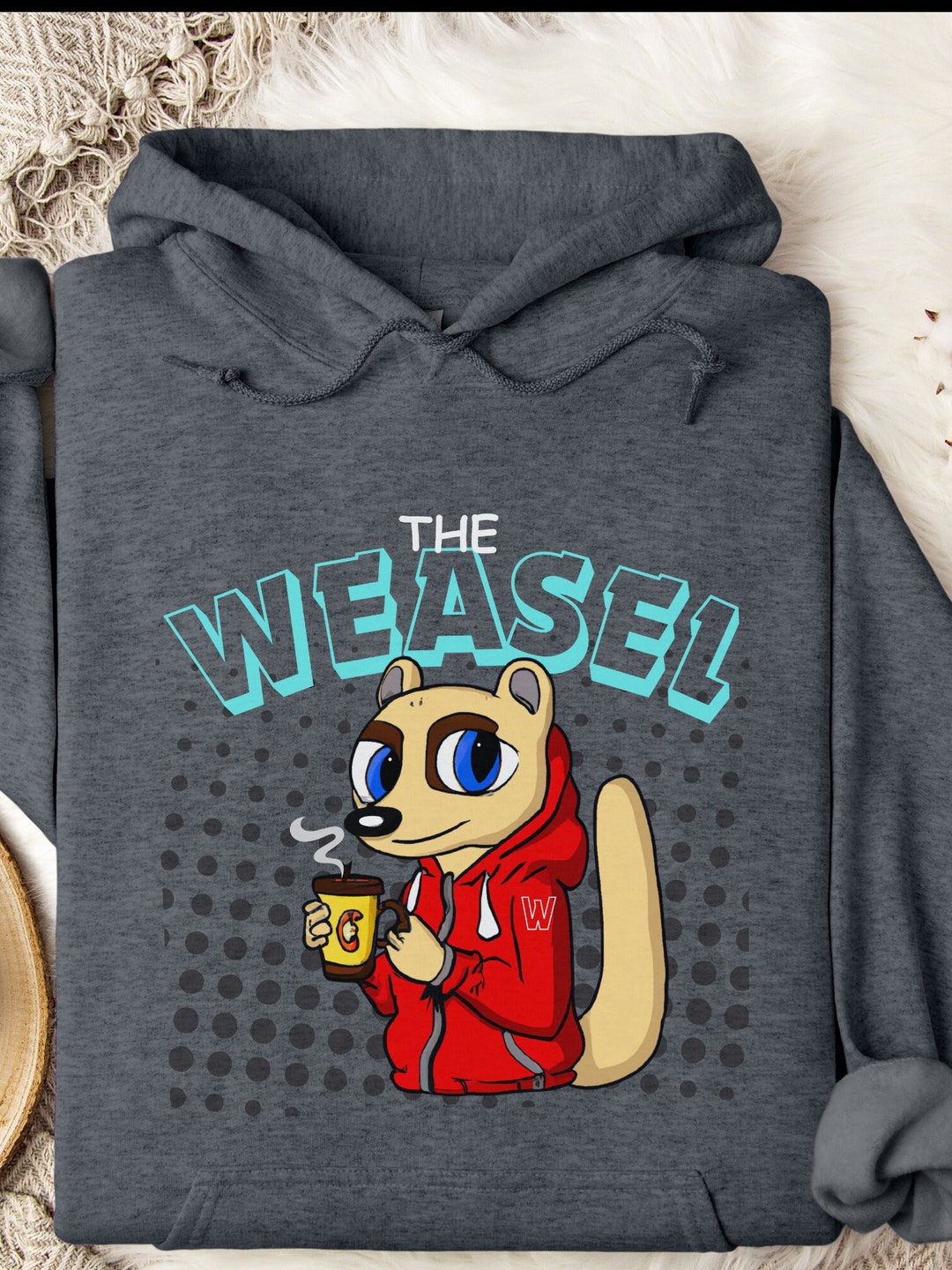 The Weasel Hooded Sweatshirt Unisex,weasel Enthusiast,nature Sweater ...