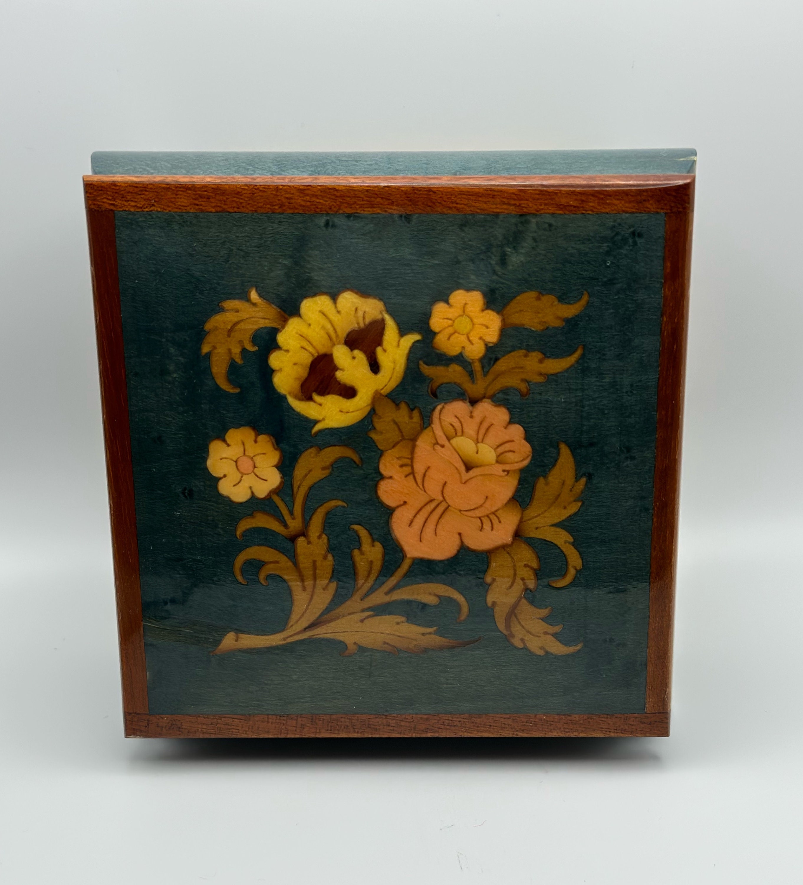 Inlaid Vintage Jewellery Box From Sorrento - Etsy