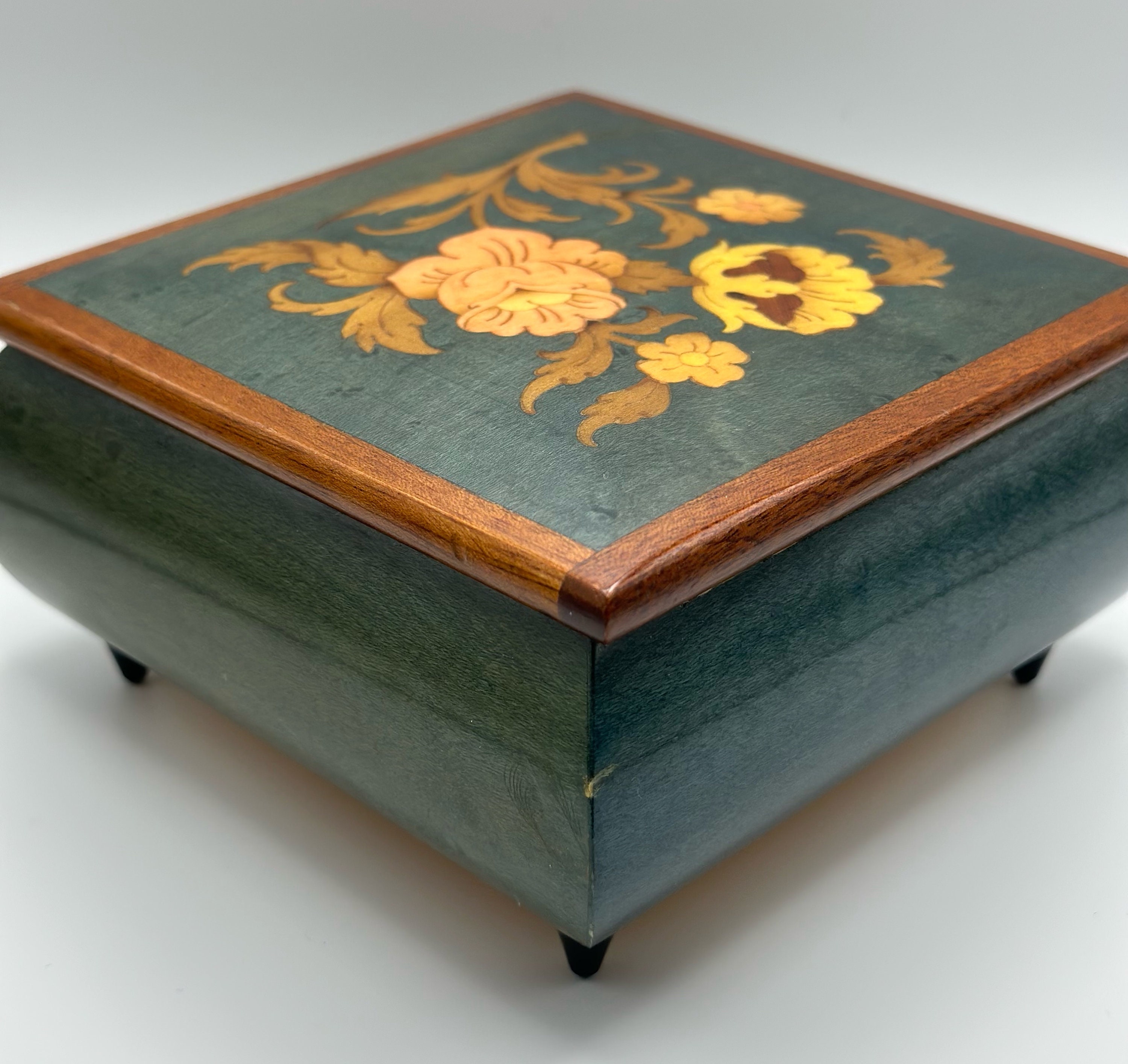 Inlaid Vintage Jewellery Box From Sorrento - Etsy