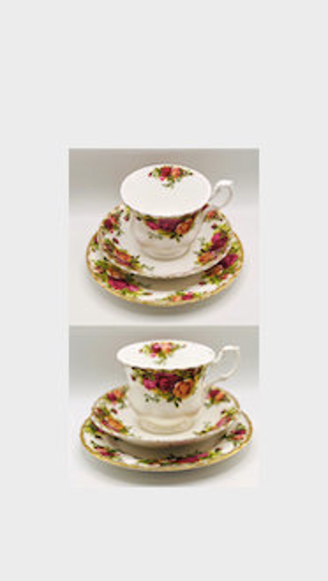 2 X Royal Albert 3 Piece Tea Set - Etsy