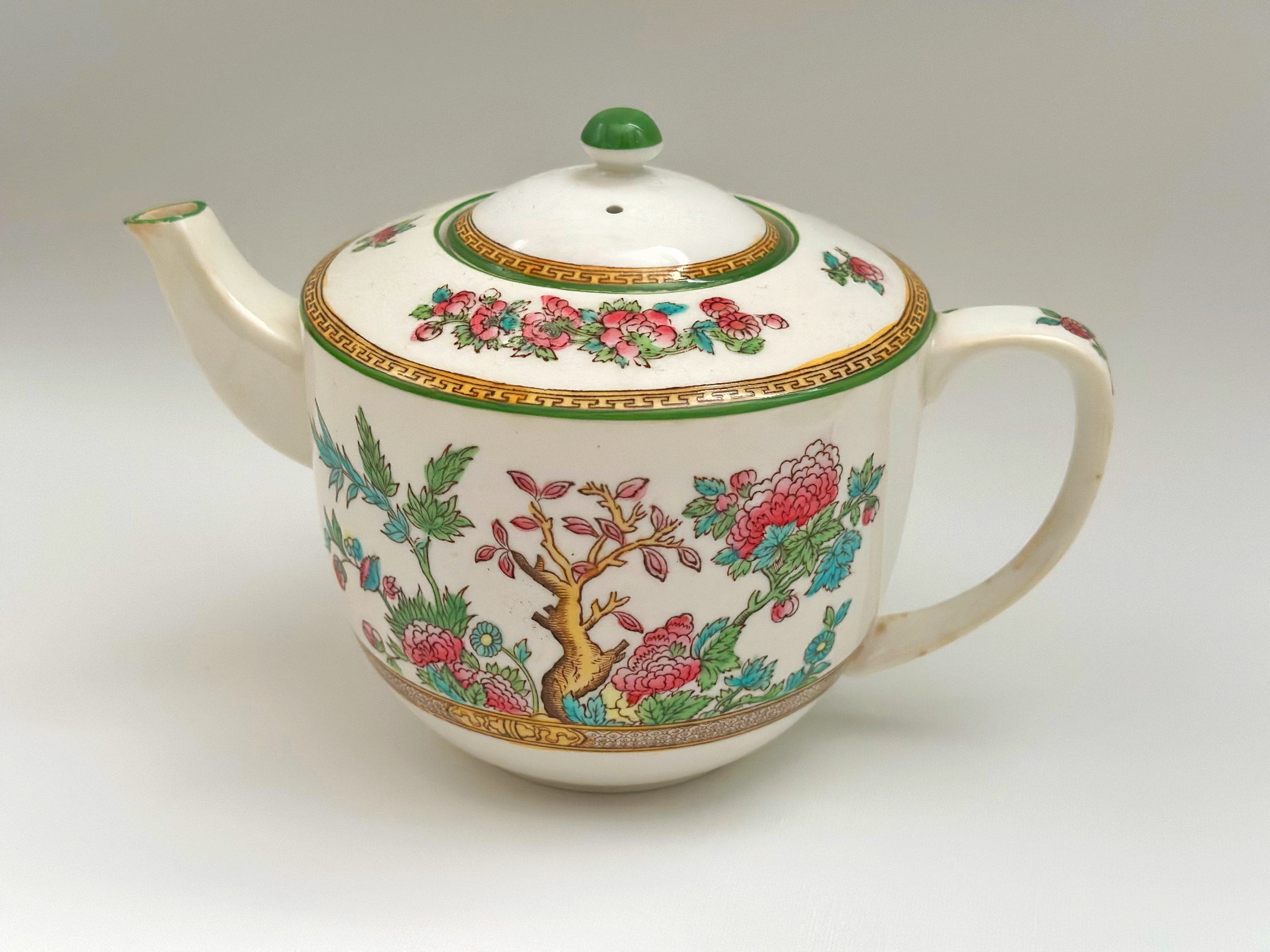 Antique Indian Tree Tea Espresso Set From Coalport With Teapot - Etsy