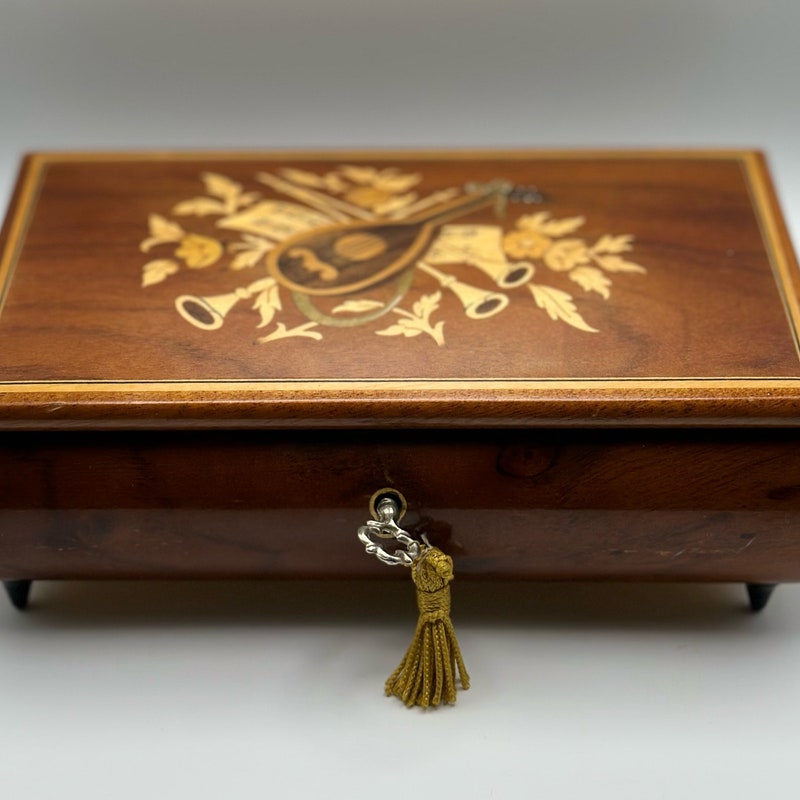 Italian Sorrento Music Box - Etsy