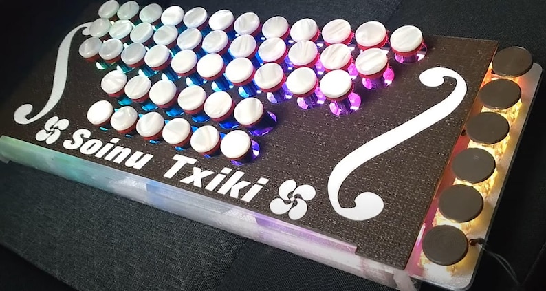 Soinu Txiki IX11 bisonoric diatonic accordion - Etsy España
