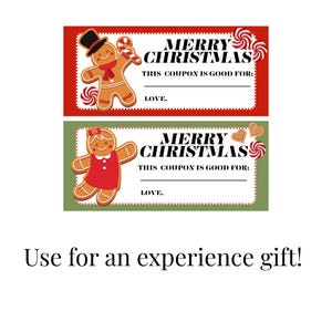 Printable Christmas Coupon Book for Grandkids Christmas Coupons for ...