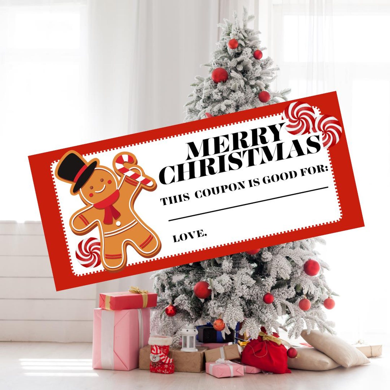 Printable Christmas Coupon Book for Grandkids Christmas Coupons for ...
