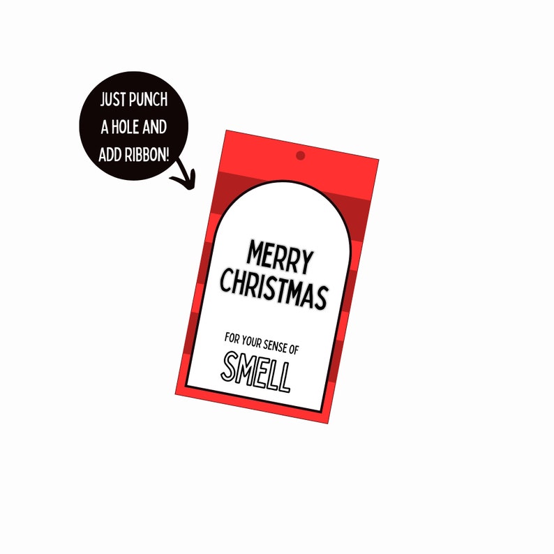 Five Senses Gift Tags Printable Red Gift Tags Printable Five Senses ...