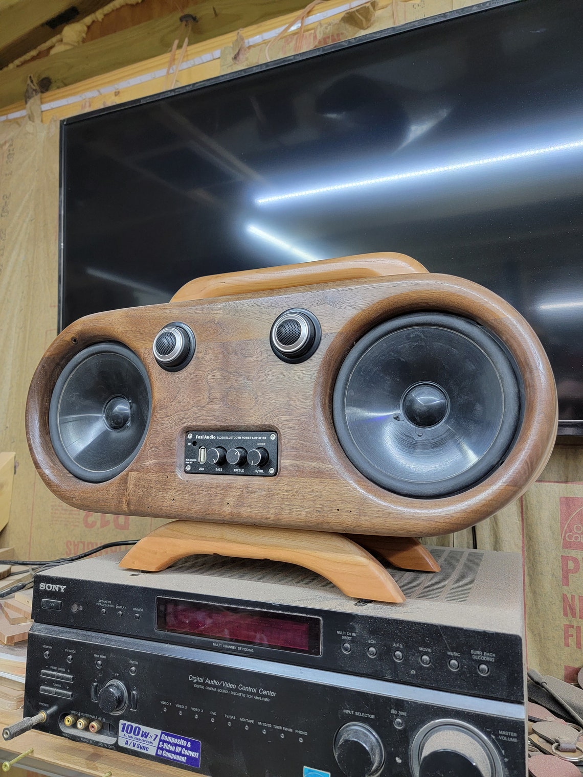 Custom Handmade Wooden Bluetooth Hi-fi Speaker - Etsy