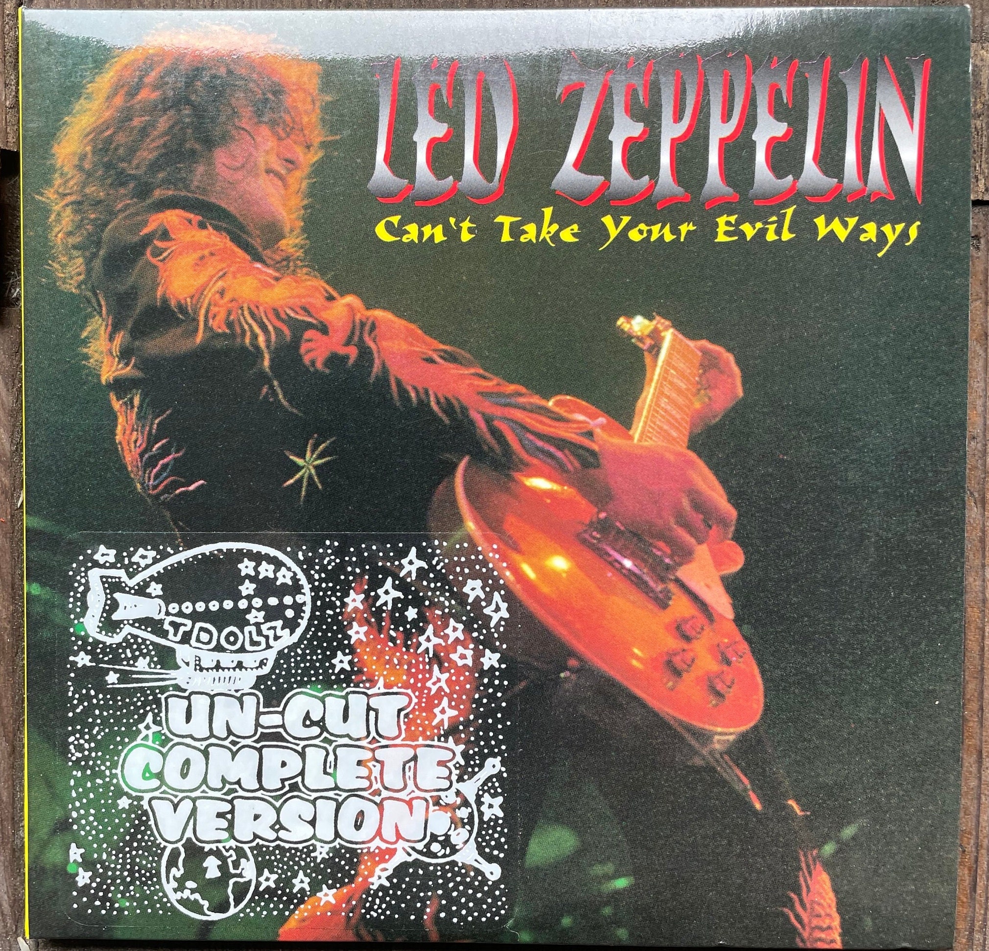 Led Zeppelin 3CD Cant Take Your Evil Ways MSG NY 1975 TDOLZ - Etsy