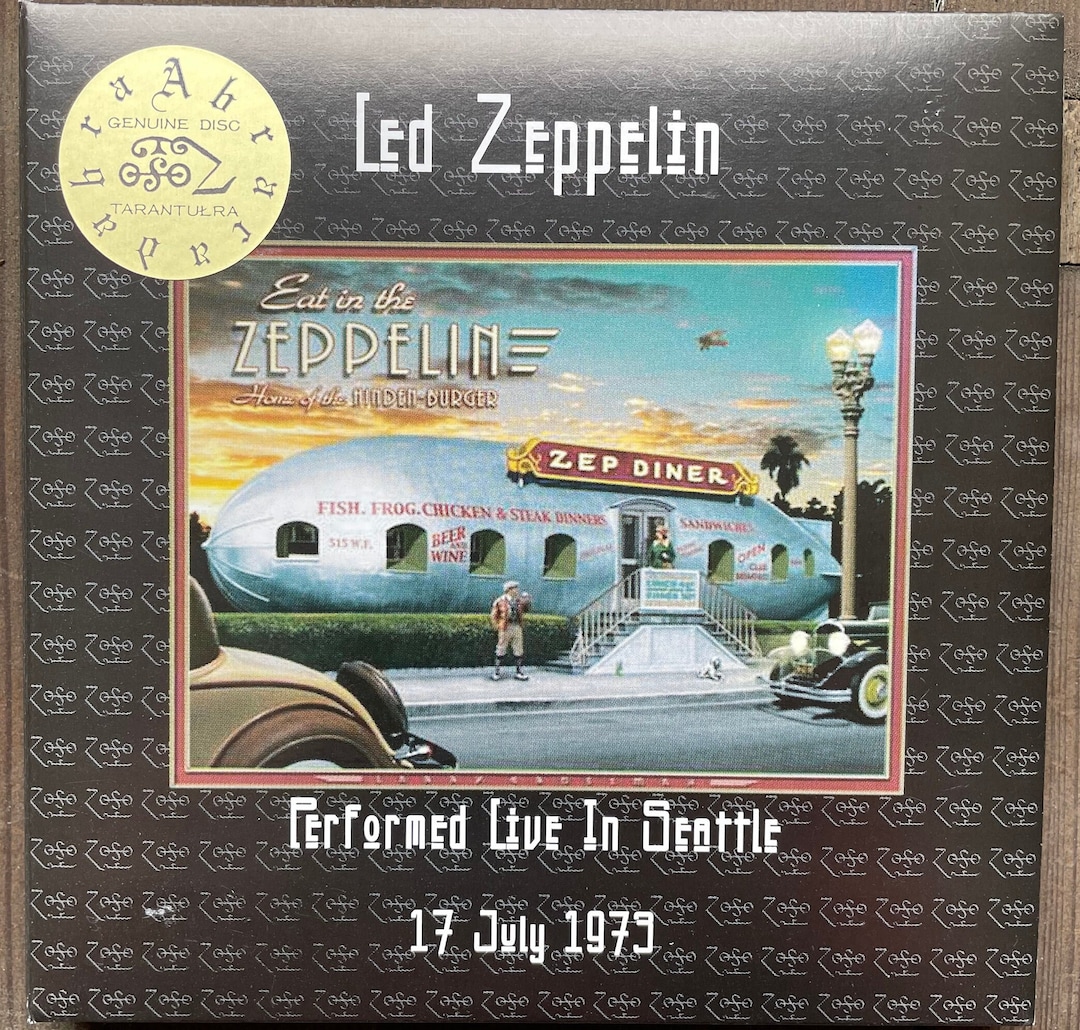 Led Zeppelin 3CD Performed Live in Seattle 17 July 1973 Rare Tarantura ...