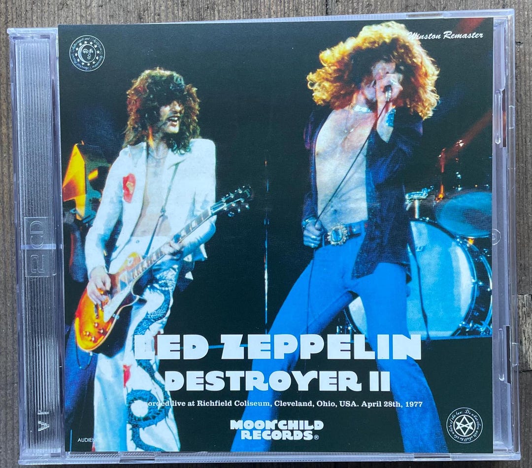 Led Zeppelin 3CD Destroyer II Cleveland 4/28/1977 Winston Remaster - Etsy