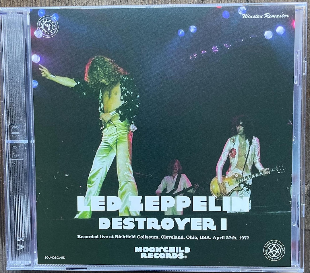 Led Zeppelin 3CD Destroyer I Cleveland 4/27/1977 Winston Remaster - Etsy