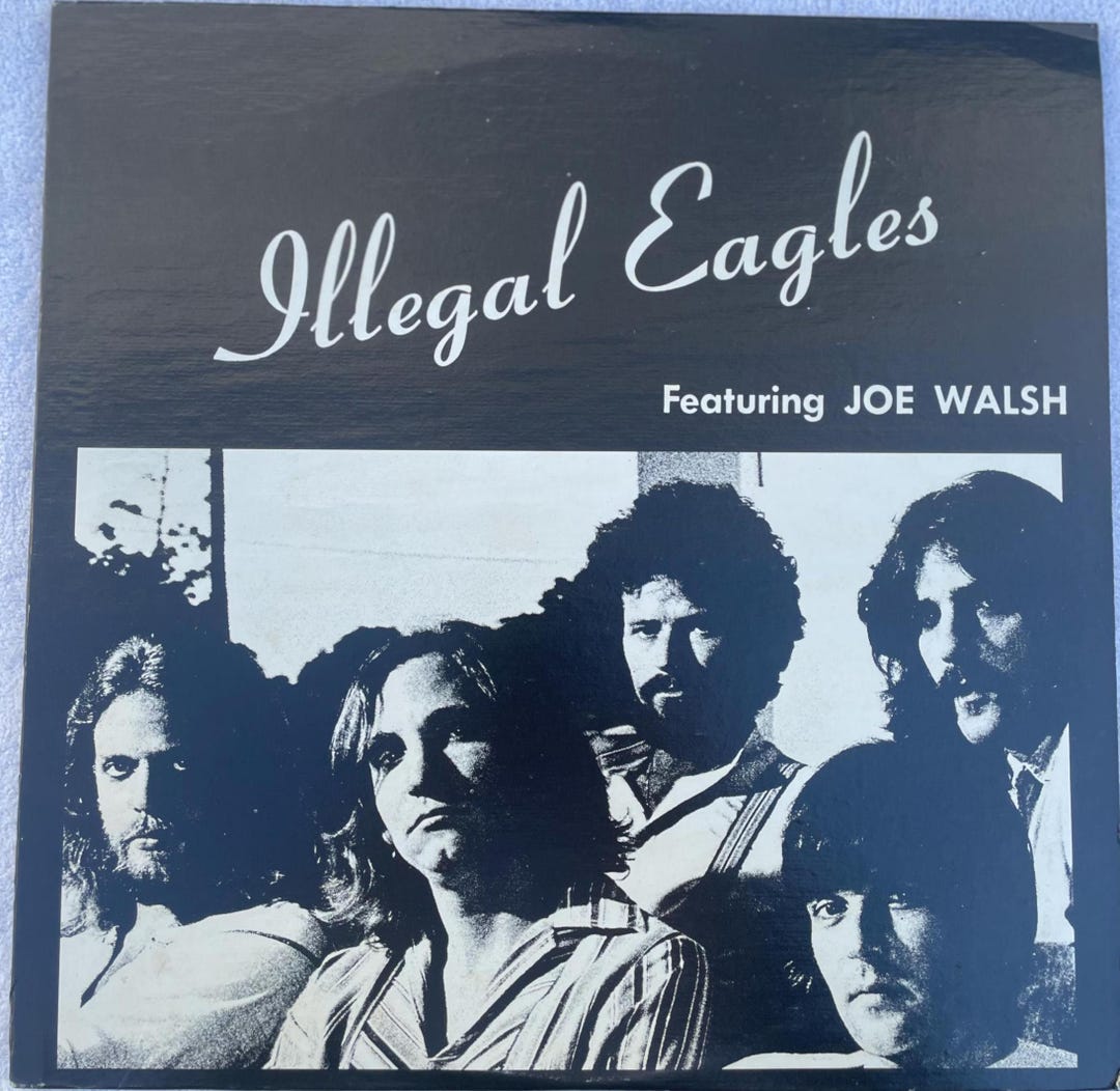 Eagles 2LP Illegal Eagles Live Sweden 1977 Vintage Boot - Etsy