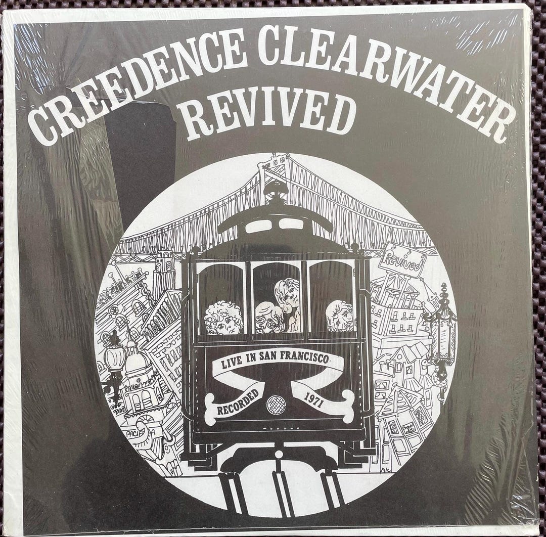 Credence Clearwater Revival LP Revived San Francisco 1971 Vintage Boot ...