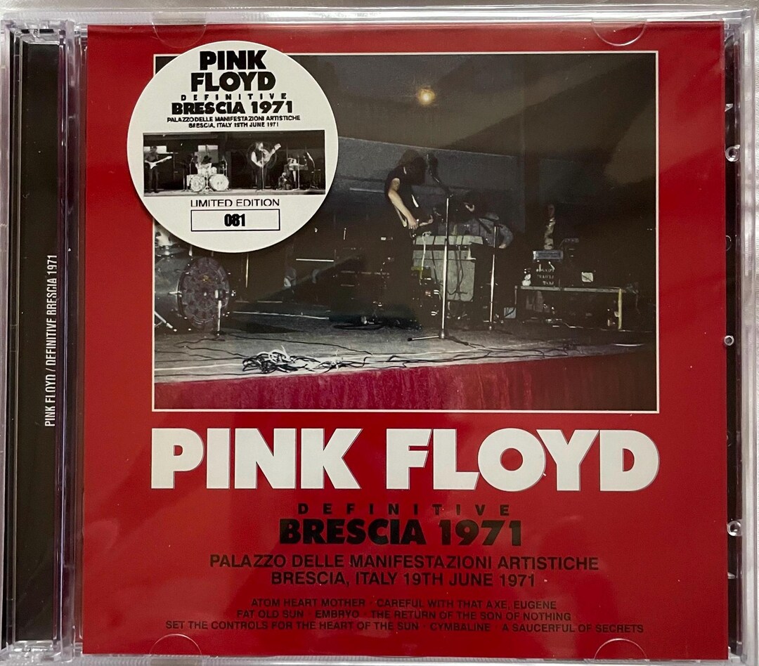 Pink Floyd 2CD Definitive Brescia 1971 Sigma 293 #1/300 Copies Brand New - Etsy