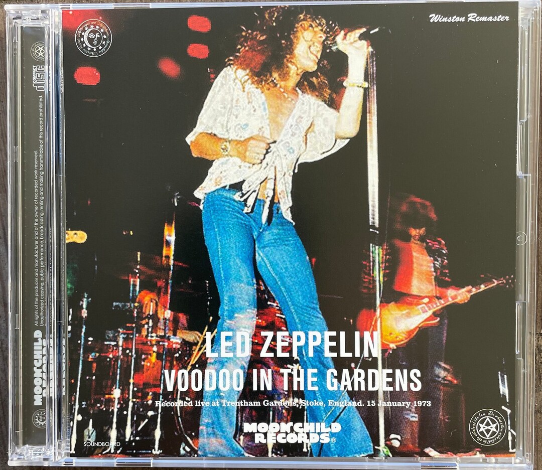 Led Zeppelin 2CD Voodoo in the Gardens Trentham, Stoke UK 1973 - Etsy
