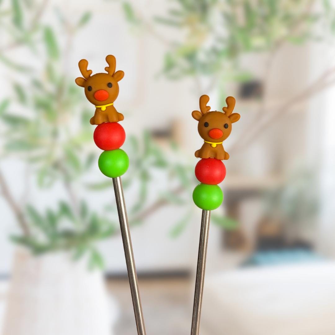 Reindeer Amigurumi Sewing Sticks Knitting Needles, Ami Sticks, Plushie ...