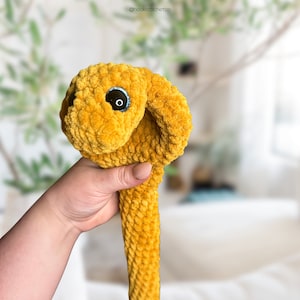 Cobra Snake Crochet Pattern PDF - No-sew, Amigurumi, Chunky Yarn, Decor ...