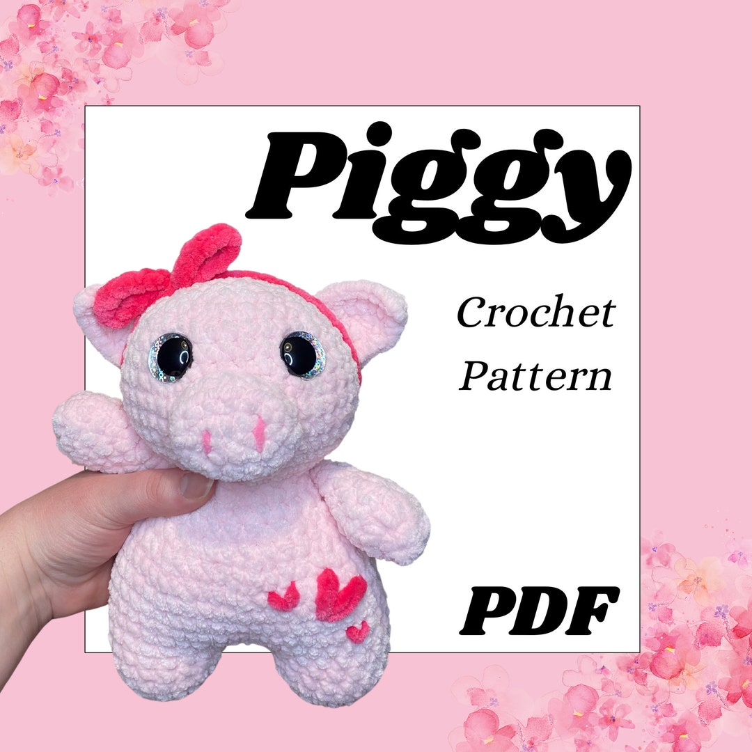 Piggy Crochet Pattern PDF Pig, Amigurumi Pattern, Animals, Chunky Yarn ...