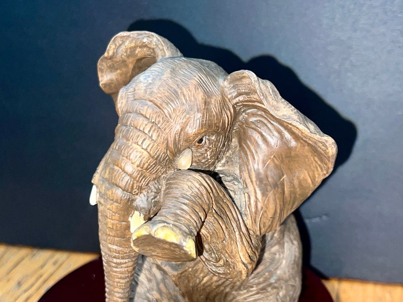 Ruby's Collection Crying Baby Elephant Figurine Teardrop Statue - Etsy