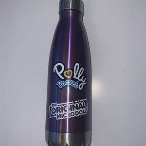 Polly Pocket Branded 17 Oz Water Bottle Stainless Steel Purple - Etsy