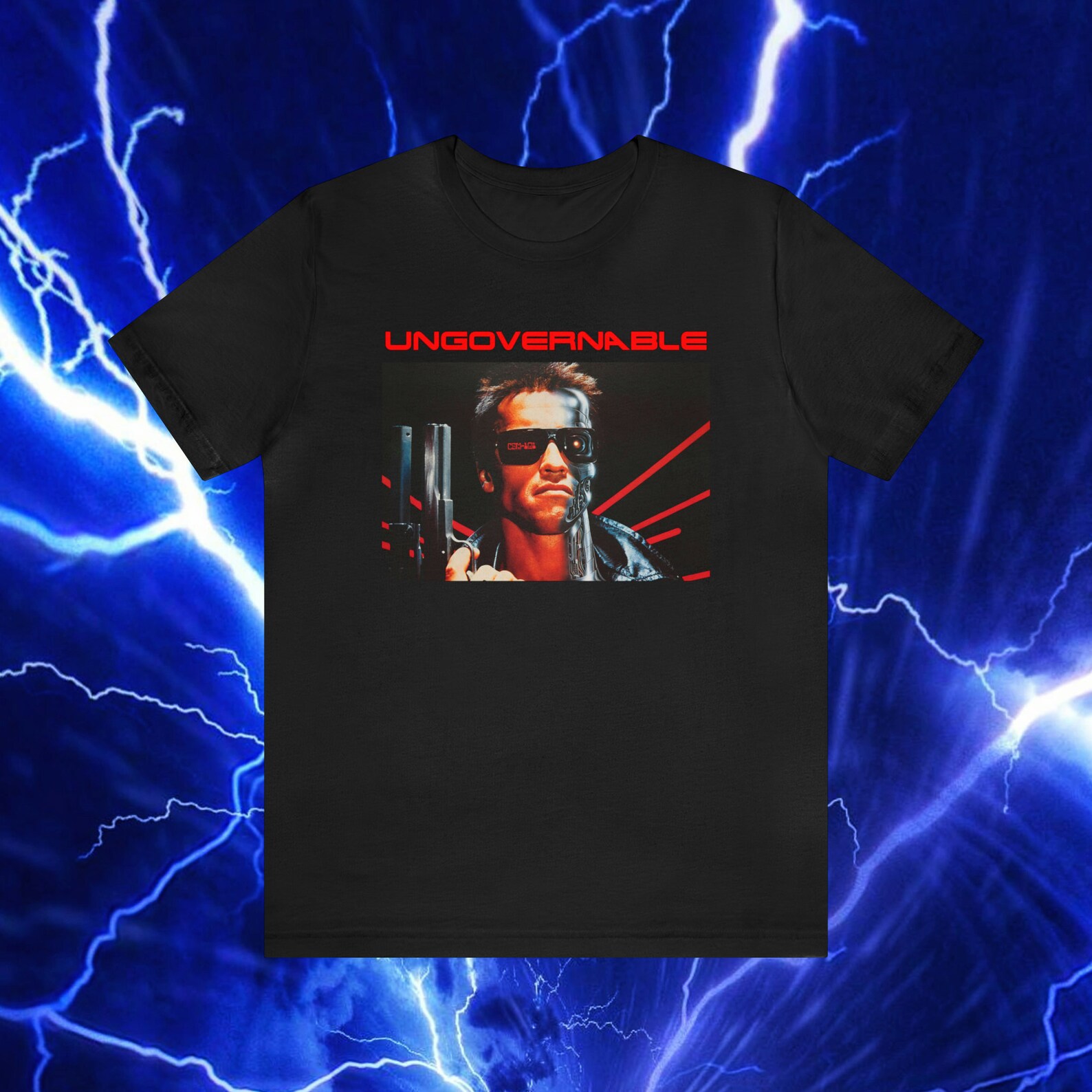 Ungovernable Terminator Style Unisex Graphic T-shirt Rebel Apparel ...