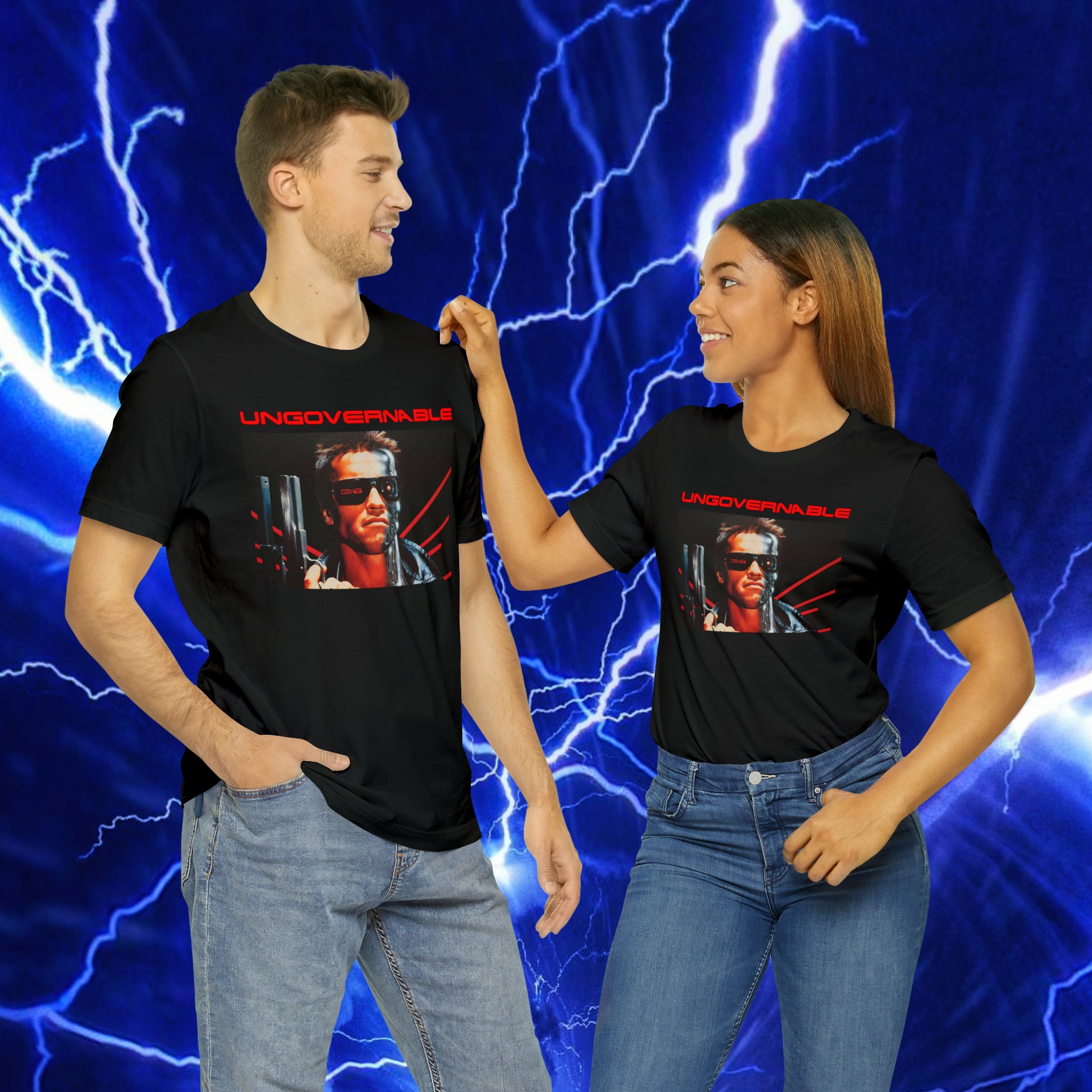 Ungovernable Terminator Style Unisex Graphic T-shirt Rebel Apparel ...
