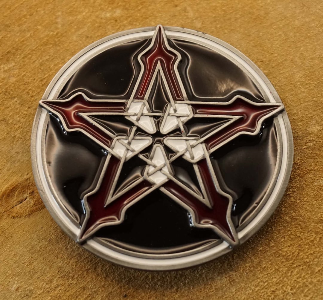 Belt Buckle Pentagram - Etsy