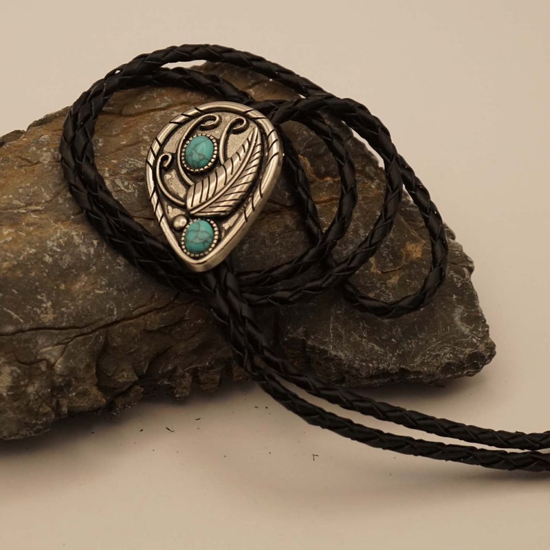 Leather Bolo Tie - Etsy