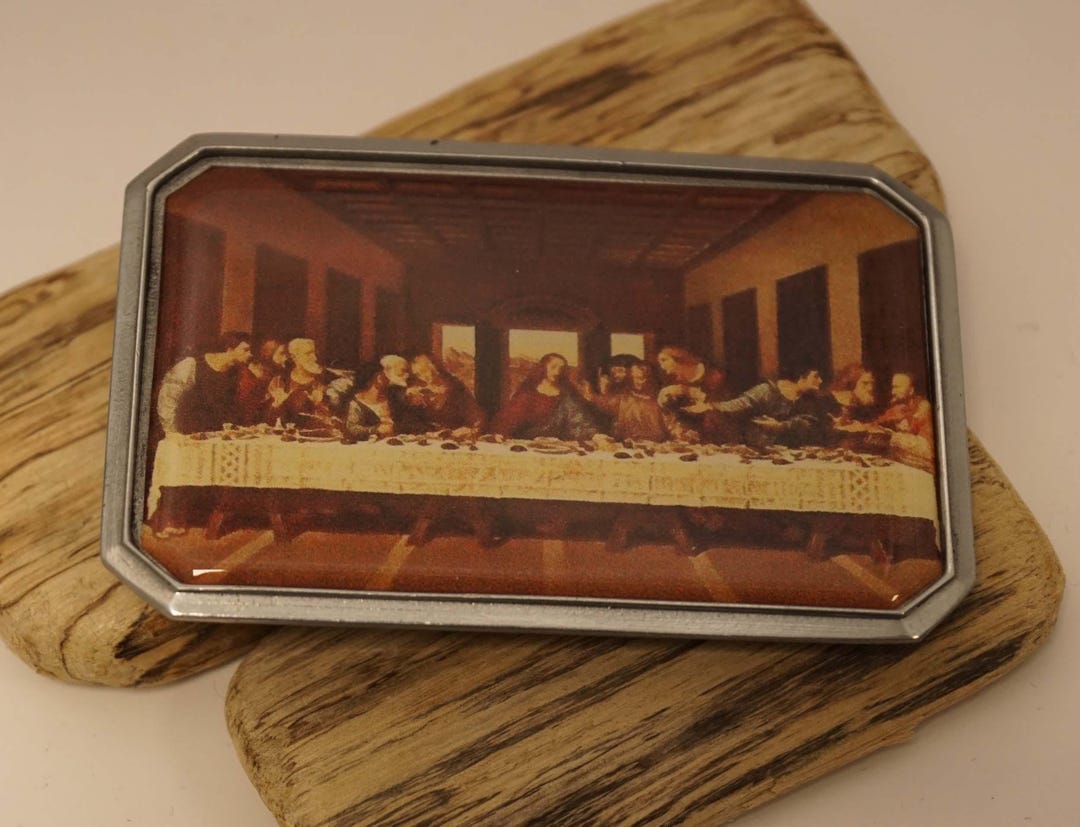 History Belt Buckle of the Last Supper - Etsy