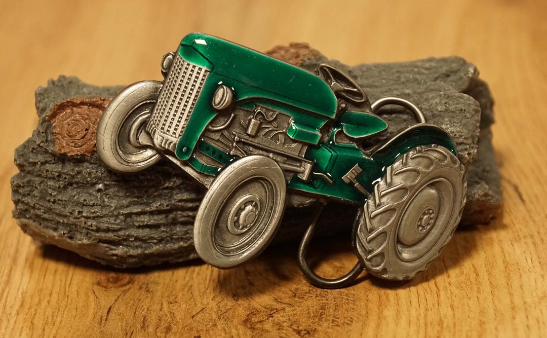 Belt Buckle From Green Tractor - Etsy