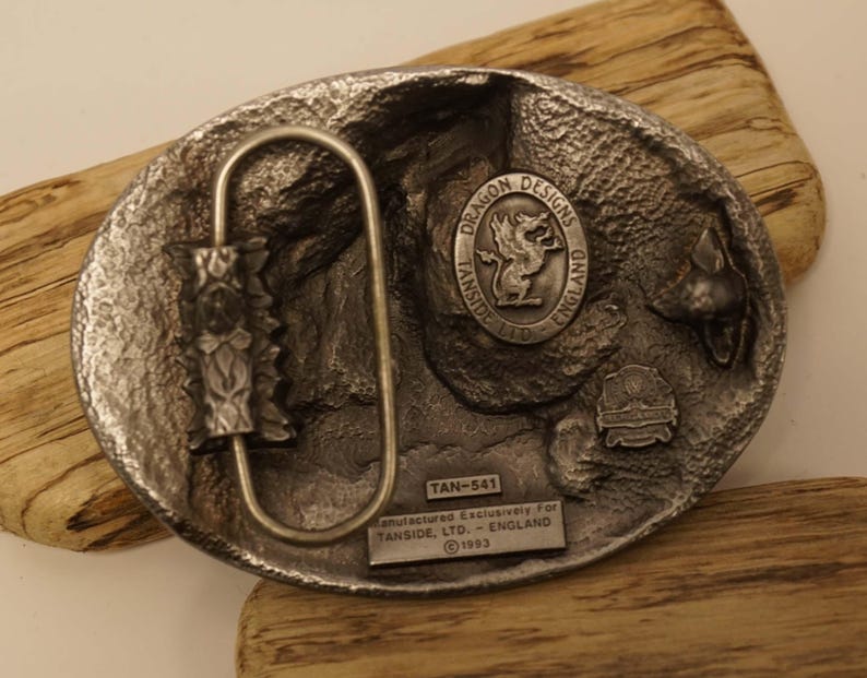 Belt Buckle Jester With Jester Stick in His Hand - Belt Buckle of a ...