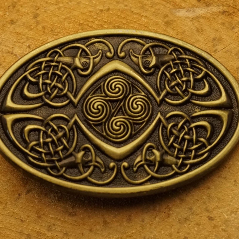 Celtic Belt Buckle - Etsy