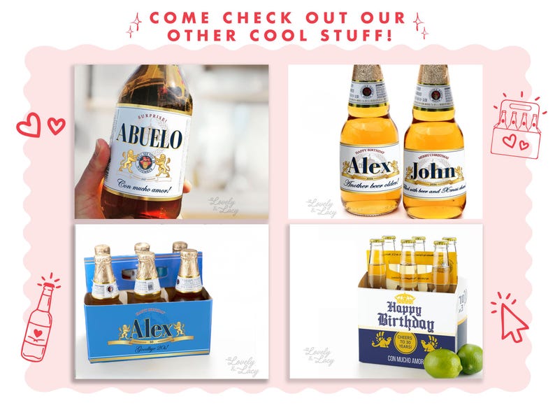 Personalized Printable Corona Beer Labels, Corona Beer Labels, Coronita ...