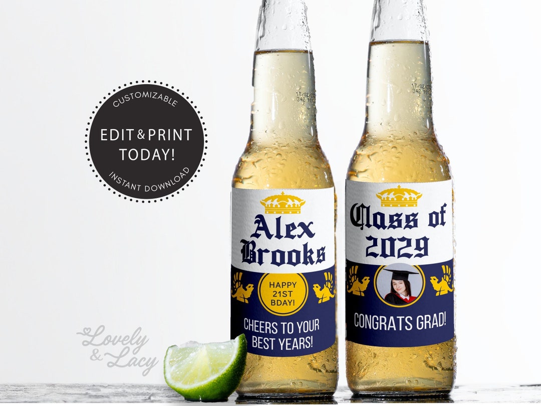 Personalized Printable Corona Beer Labels, Corona Beer Labels, Coronita ...