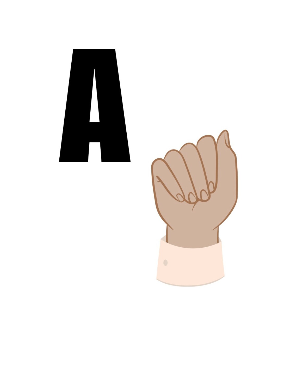 Childrens ABC Sign Language Work Book, Children's Sign Language ...