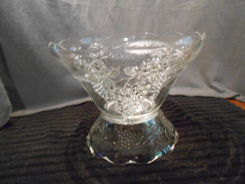 Vintage Anchor Hocking Grape Harvest 26 Piece Punch Bowl Set - Etsy