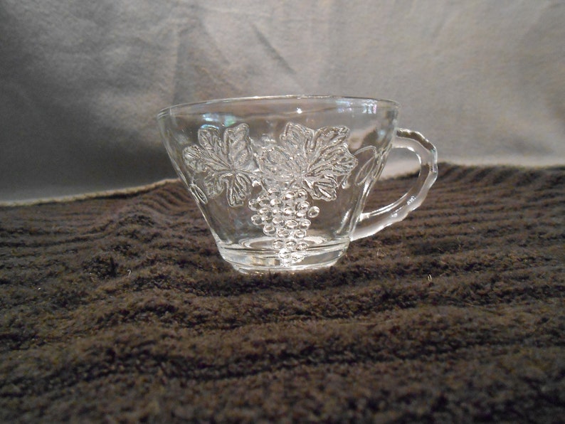Vintage Anchor Hocking Grape Harvest 26 Piece Punch Bowl Set - Etsy