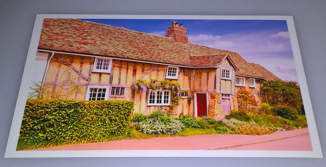 Ancient Timber-framed House at Coton, South Cambridgeshire, England, UK ...