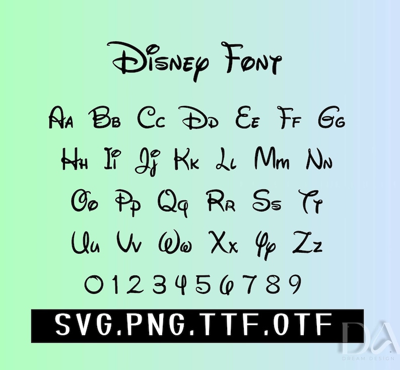 Cartoon Font SVG, Mouse Font SVG, Mouse Alphabet SVG, Letters Svg ...