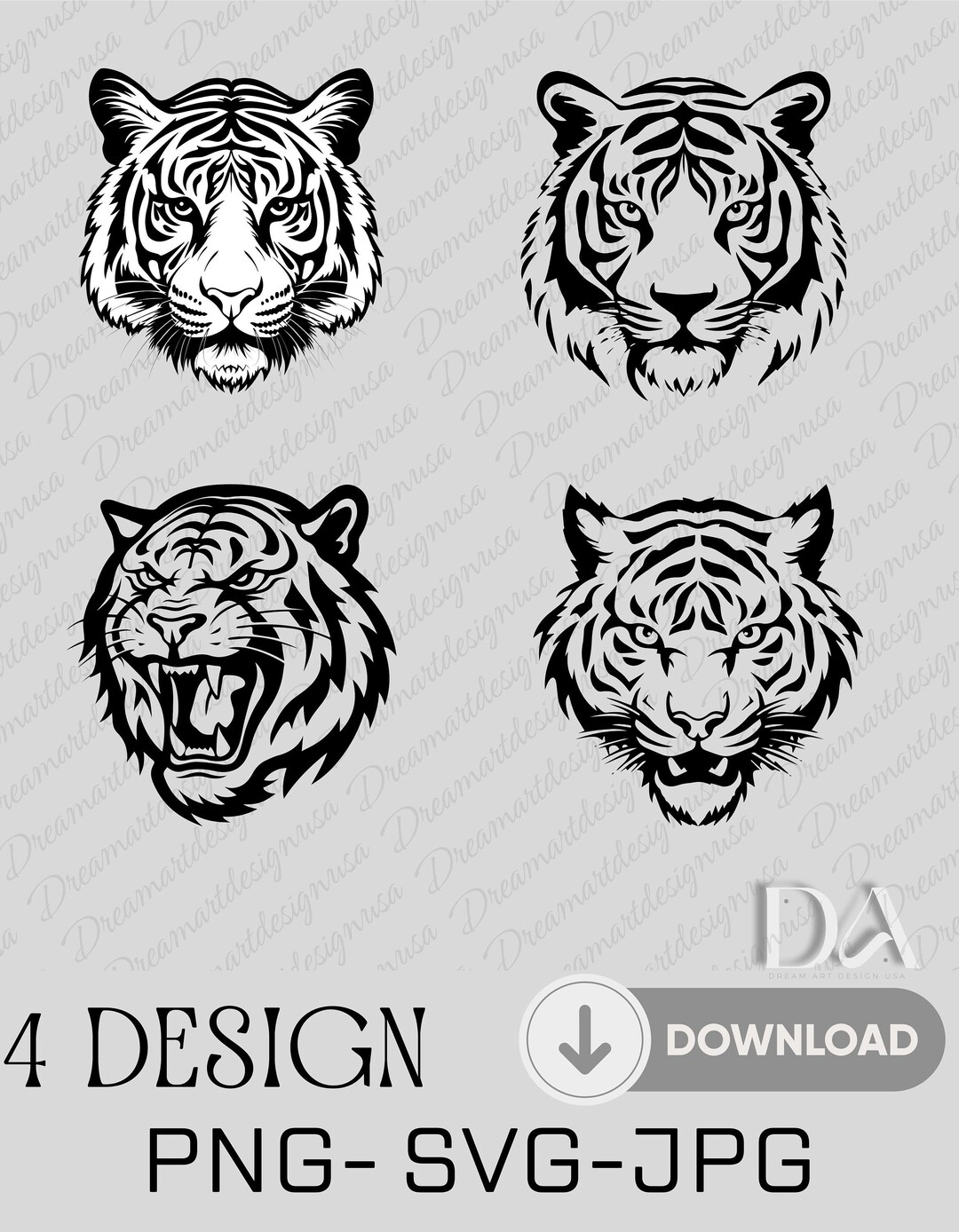 Tiger svg, Tiger PNG, Tiger Head Cricut, Tiger face SVG, Tiger Head Bundle, Tiger school mascot ...