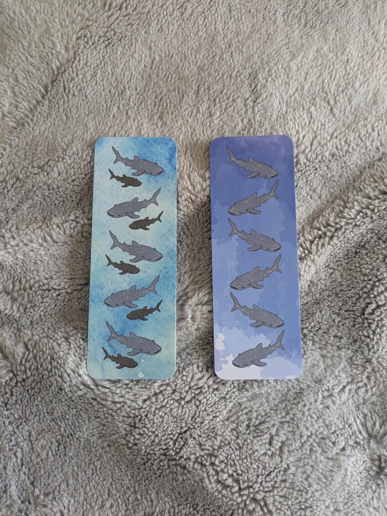 Whale Shark, Bookmark, Whale Shark Gift, Bookmark Sea Creature, Book ...