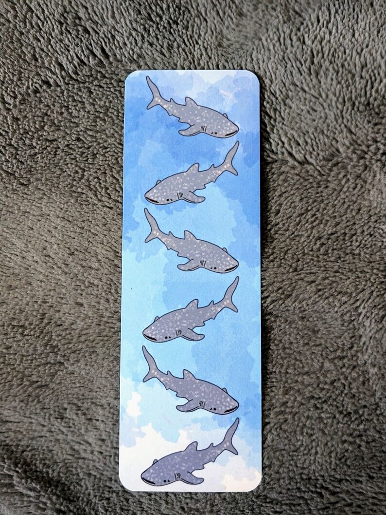 Whale Shark, Bookmark, Whale Shark Gift, Bookmark Sea Creature, Book ...