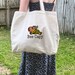 Capybara, Capybara Bag, Funny Capybara, Large Canvas Tote Bag, Capybara ...
