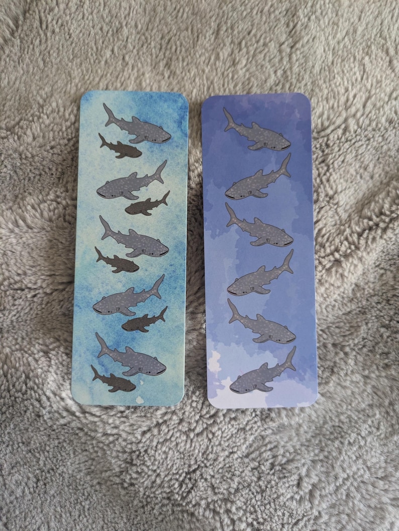 Whale Shark, Bookmark, Whale Shark Gift, Bookmark Sea Creature, Book ...