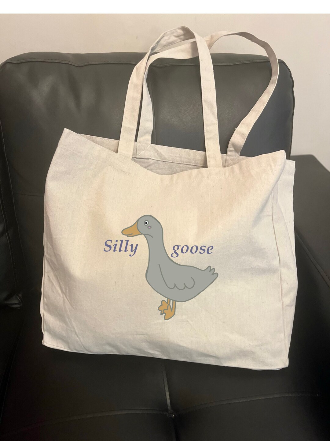 Silly Goose Tote Bag Heavy Duty Shoulder Bag Gift for Her - Etsy