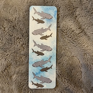 Whale Shark, Bookmark, Whale Shark Gift, Bookmark Sea Creature, Book ...
